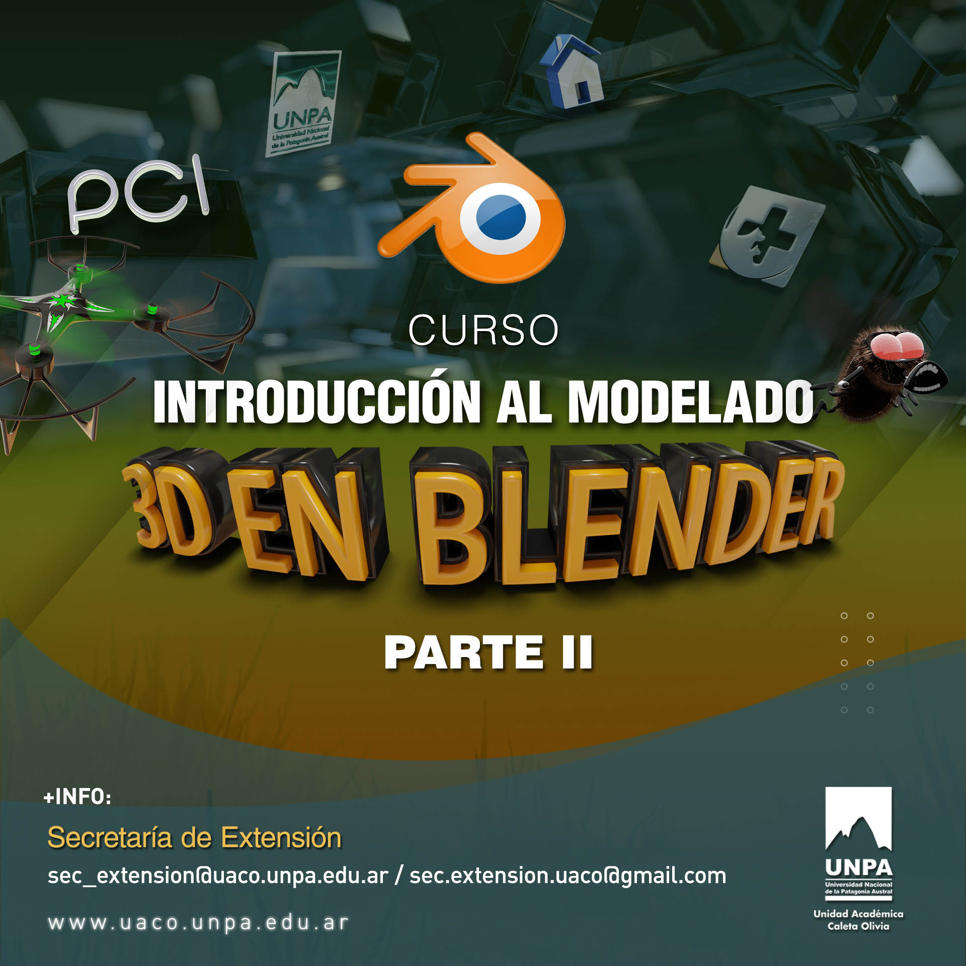 La segunda parte del curso de introducción al modelado 3D en Blender ...