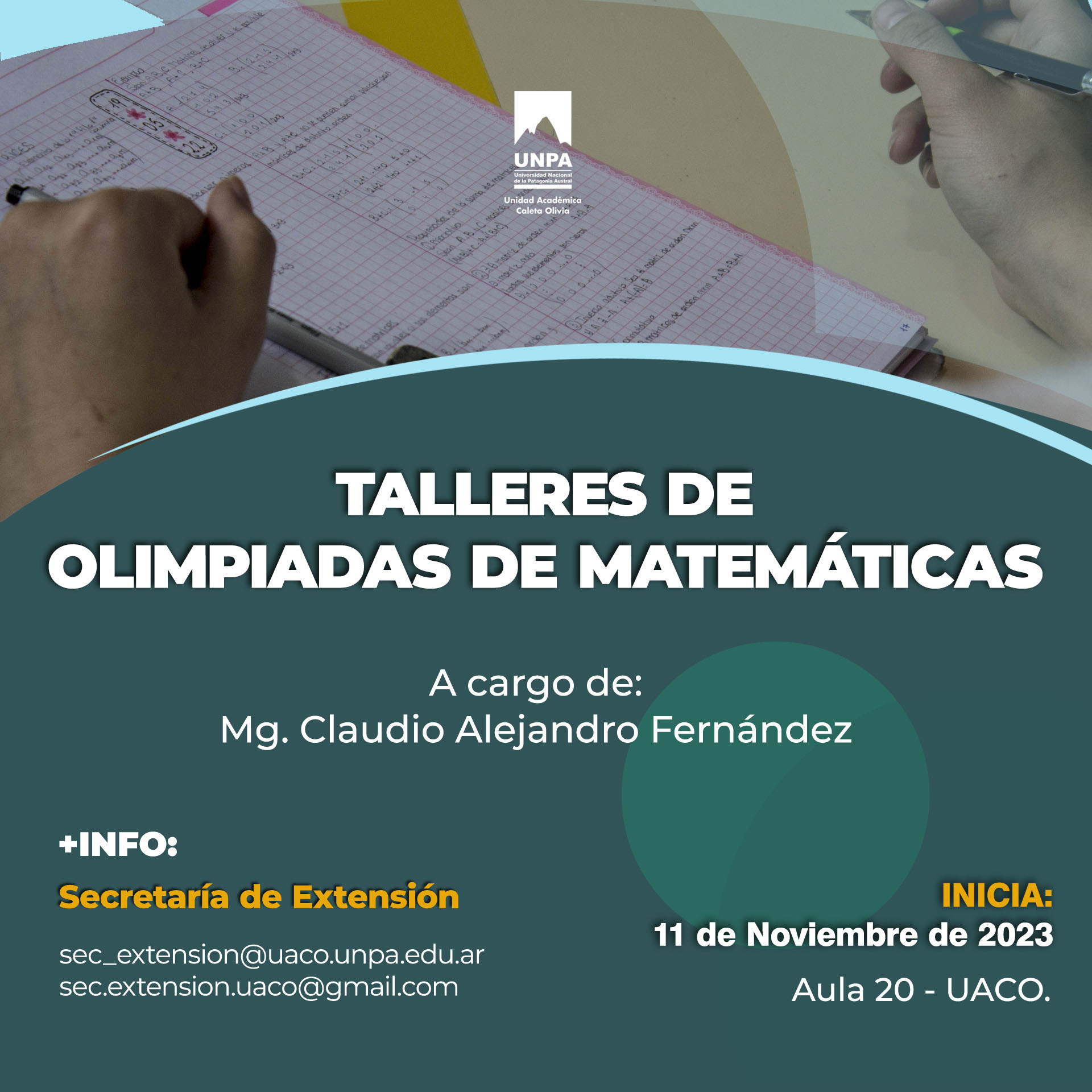 Comienzan los Talleres de Olimpiadas de Matemática | UNPA-UACO