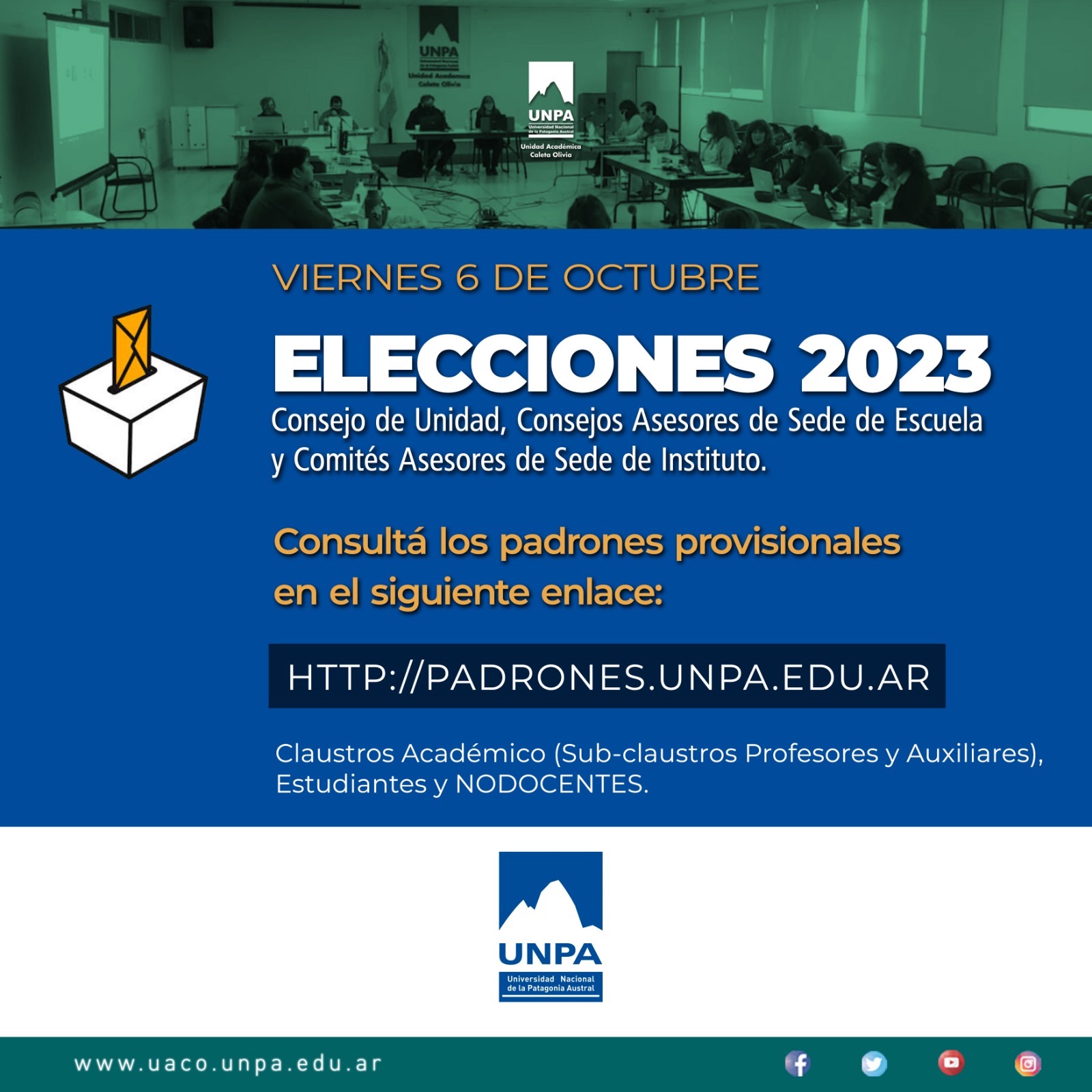 Elecciones 2023: Se encuentran publicados los padrones provisionales ...